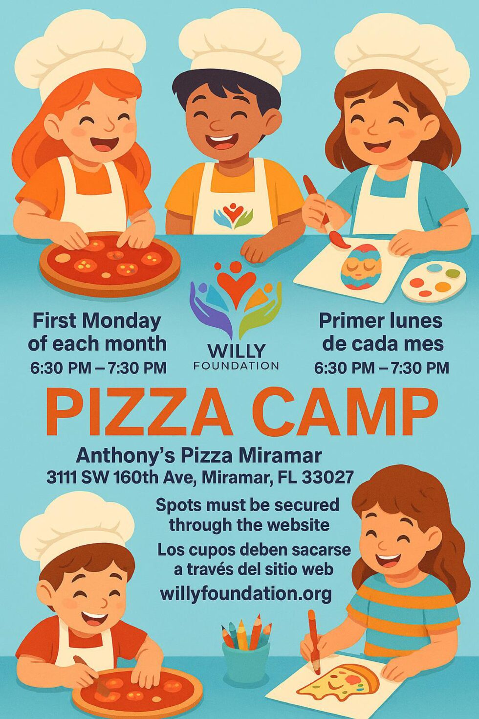 Pizza Camp June 2025 [MIRAMAR] - Willy Foundation